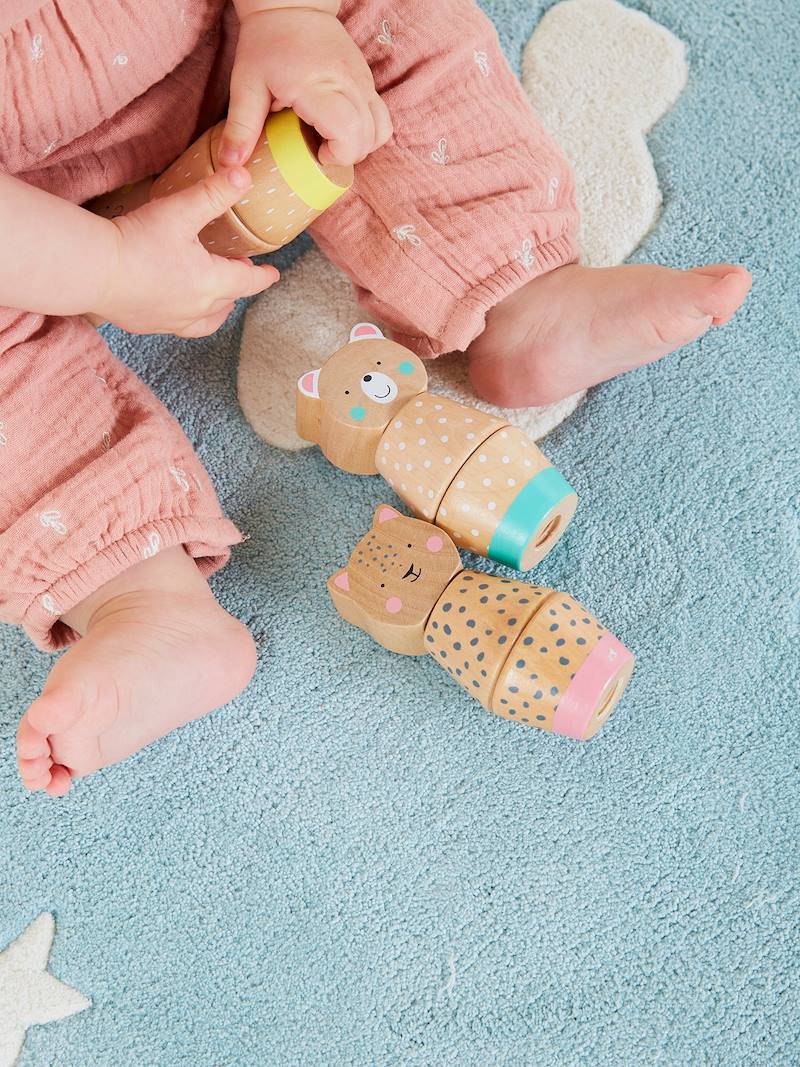 Screw-On Animals Game - Wood FSC® Certified - wood/multi, Toys