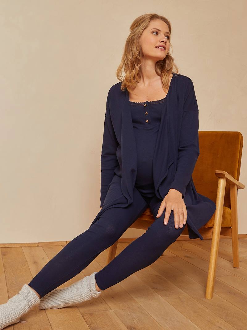 3-Piece Loungewear Set, Maternity & Nursing Special - dark blue, Maternity