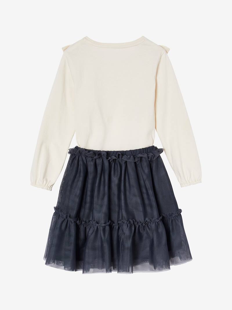Ruffled Top & Tulle Skirt Ensemble for Girls - anthracite, Girls