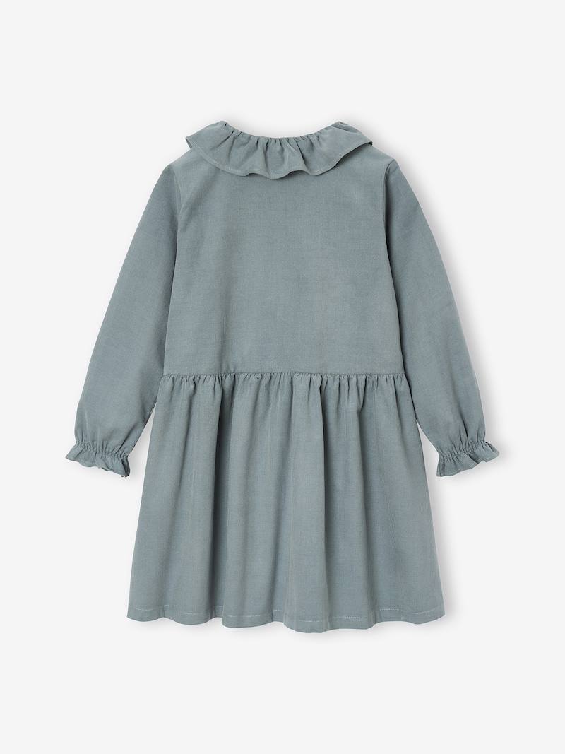 Corduroy Dress for Girls - anthracite, Girls