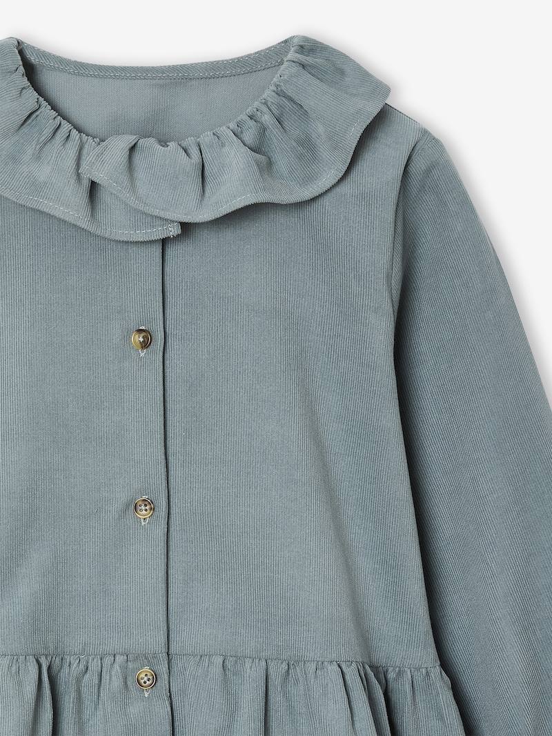 Corduroy Dress for Girls - anthracite, Girls
