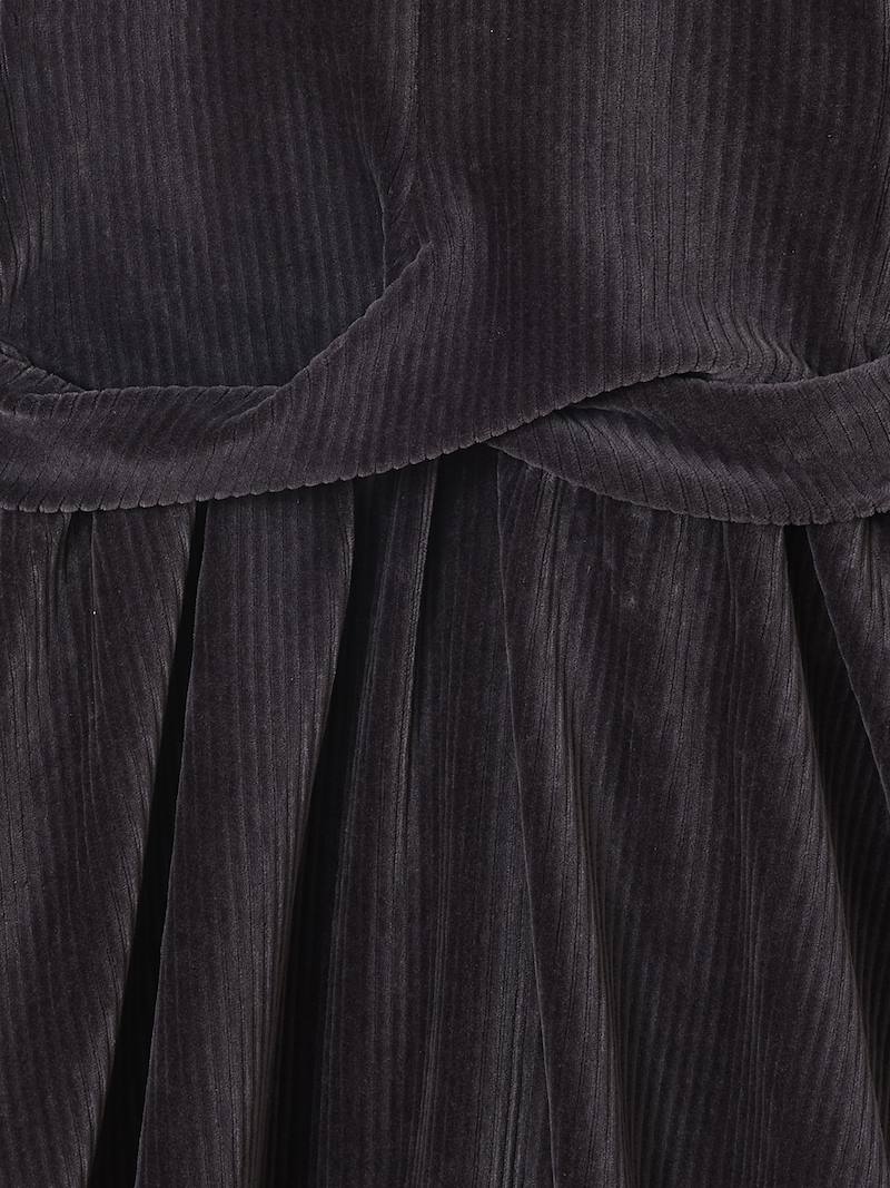 Fancy Corduroy Dress for Girls - anthracite, Girls
